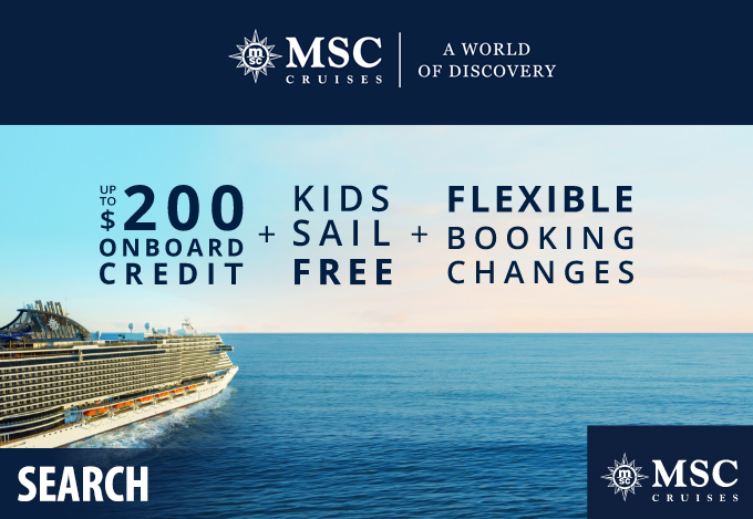 Memorial Day Savings & MORE on MSC Cruises & More!