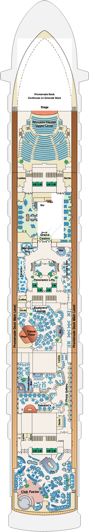 Caribbean Princess, Caribbean Princess Cruise, Caribbean Princess Ship