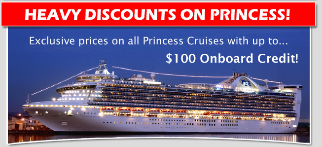 Princess Caribbean Cruise Sale, Discount Princess Cruise Line Specials ...